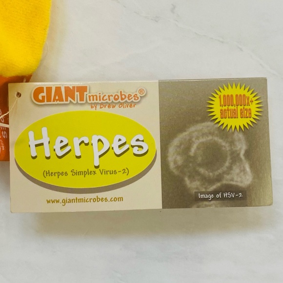 Giant Microbes | Toys | 4 Items 25 Giant Microbes Herpes Plush Toy ...
